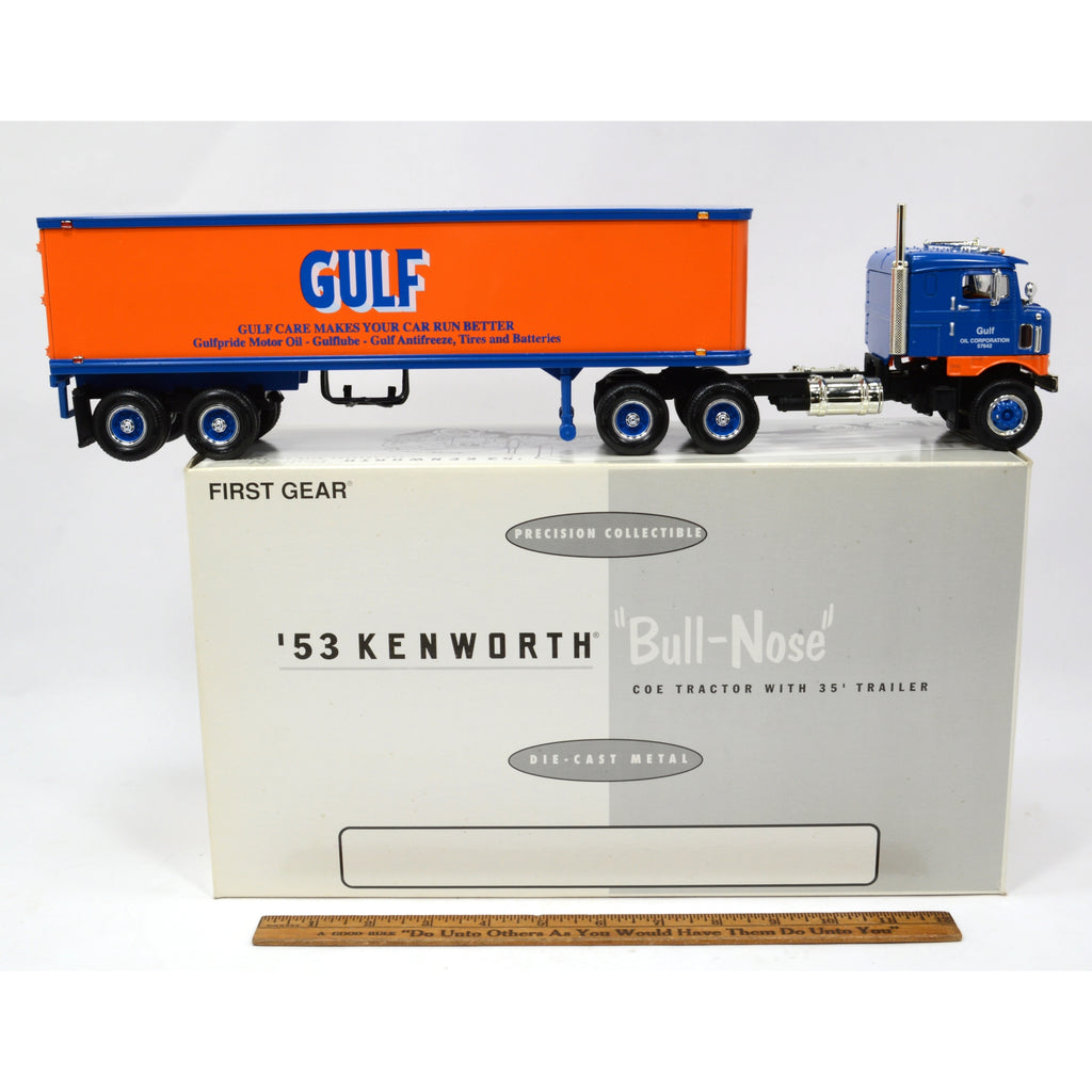 Excellent FIRST GEAR "1953 KENWORTH 'BULL-NOSE' COE TRACTOR" 1:34 Diec ...