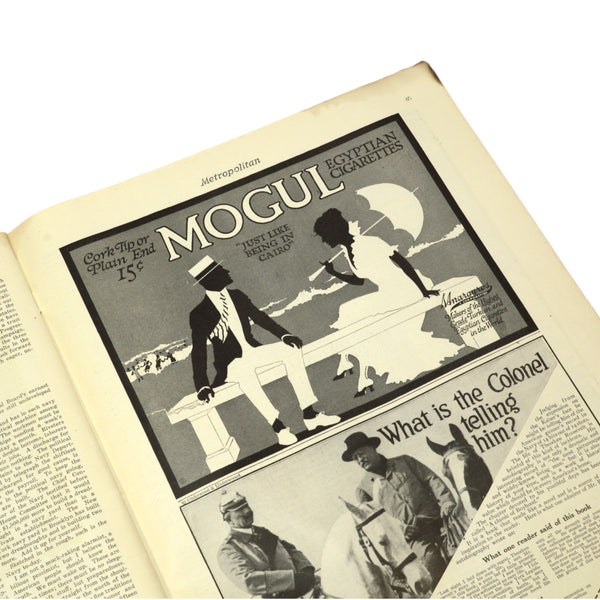 Antique "METROPOLITAN" JULY 1915 MAGAZINE Nude KAY LAURELL as LIBERTY ...