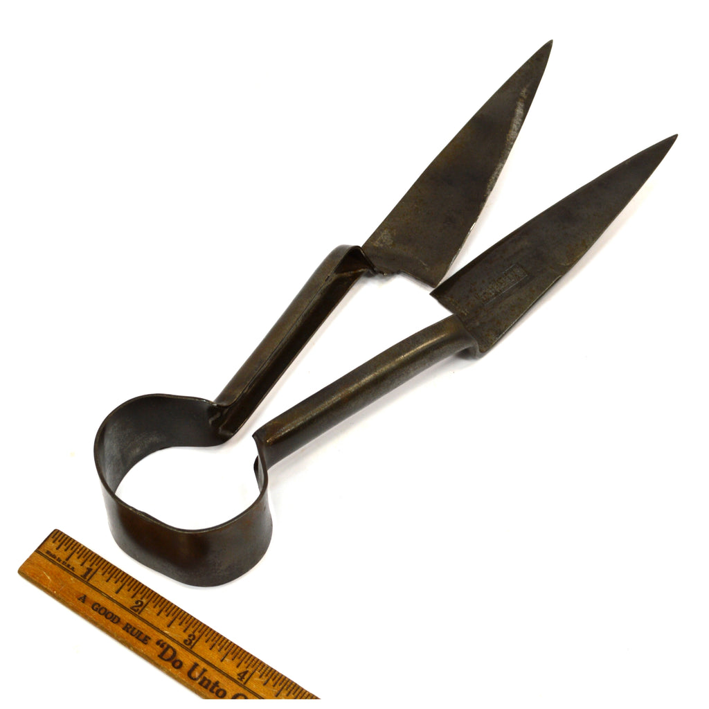 Antique SHEEP SHEARS Rare!! LOGAN-GREGG STERLING HARDWARE CO. Primitiv ...