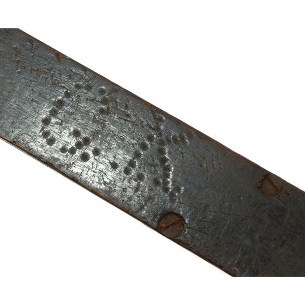 Antique SHIPWRIGHTS BEVEL Ebony & Brass PRIMITIVE SHIP BUILDERS TOOL c ...