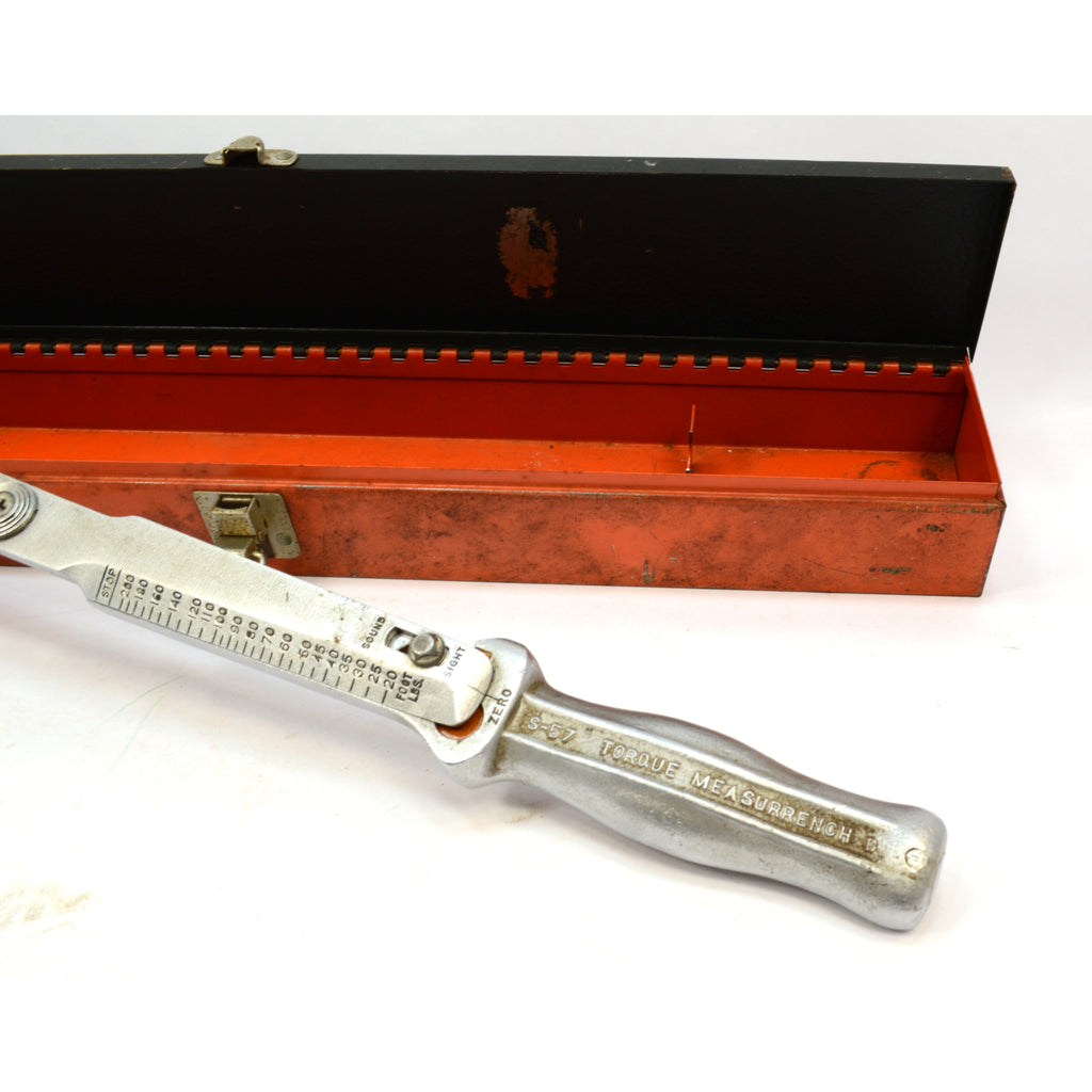 Vintage WILLIAMS TORQUE WRENCH No. S-57 "MEASURRENCH" 20-200 ft/lbs, 1 ...