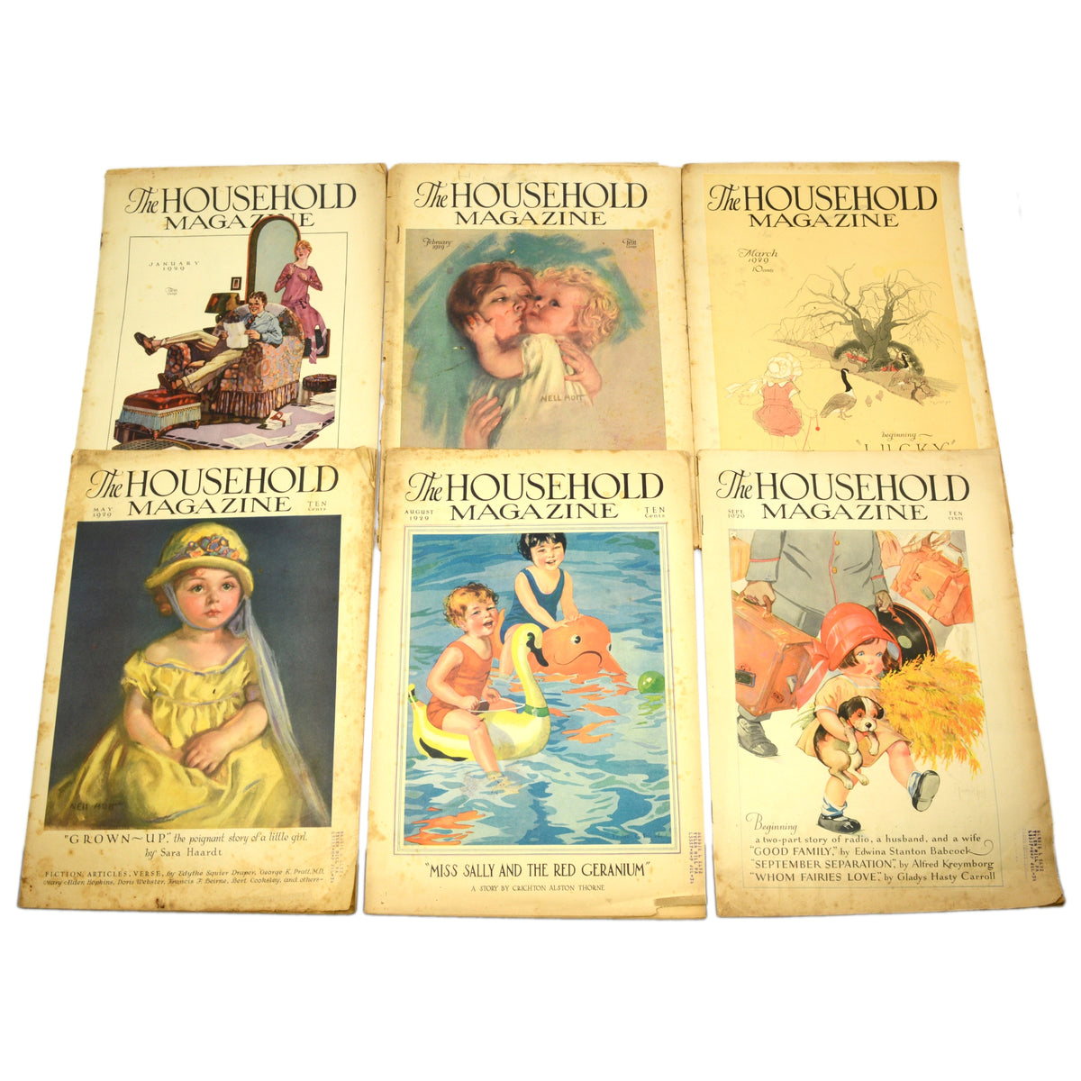 Antique "THE HOUSEHOLD MAGAZINE" Lot of 23 Back-Issues 1925-31, ALL WI ...