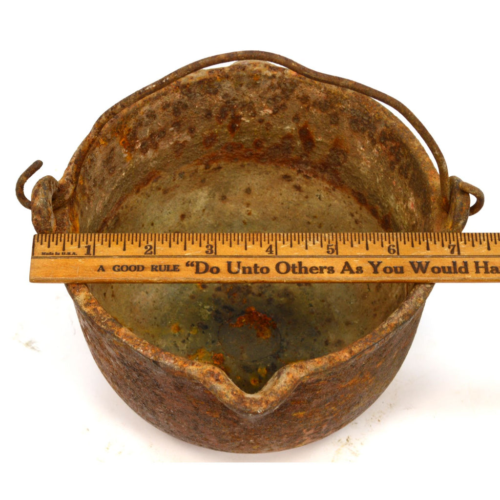 Antique SMELTING POT Signed "HOOD TOOLS, PHILA. PA, G17" Lead Melting ...