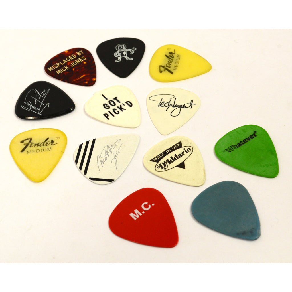 Original TOUR GUITAR PICK Lot of 12 Concert Picks SCORPIONS Foreigner ...