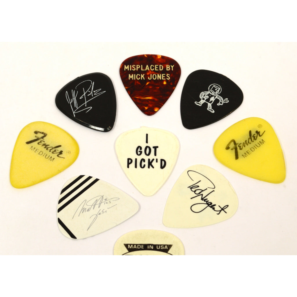Original TOUR GUITAR PICK Lot of 12 Concert Picks SCORPIONS Foreigner ...