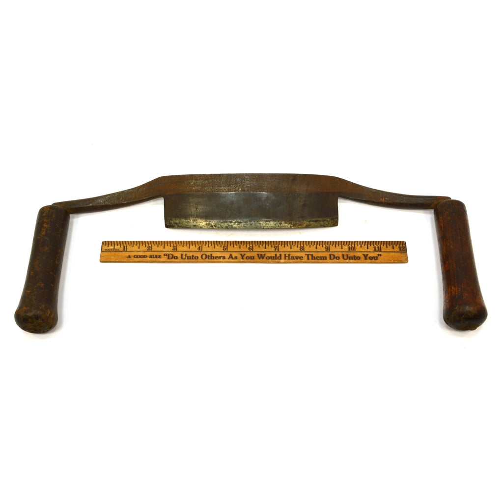 Antique COOPERS DRAW KNIFE by L.& I.J WHITE Curved HOLLOWING SCORP Bar ...