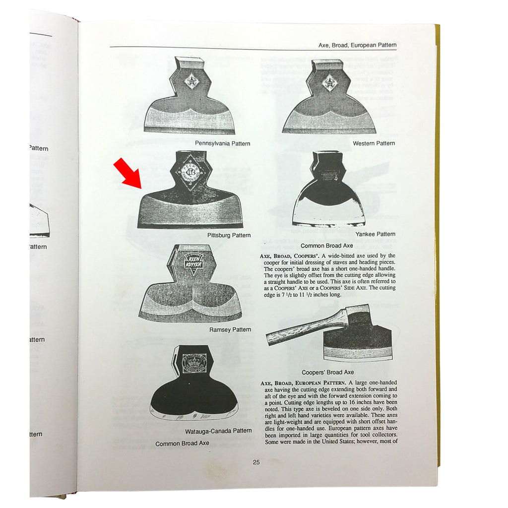 Antique "COHOES MFG. CO" (D. Simmons) BROAD/HEWING AXE Rare "PITTSBURG ...