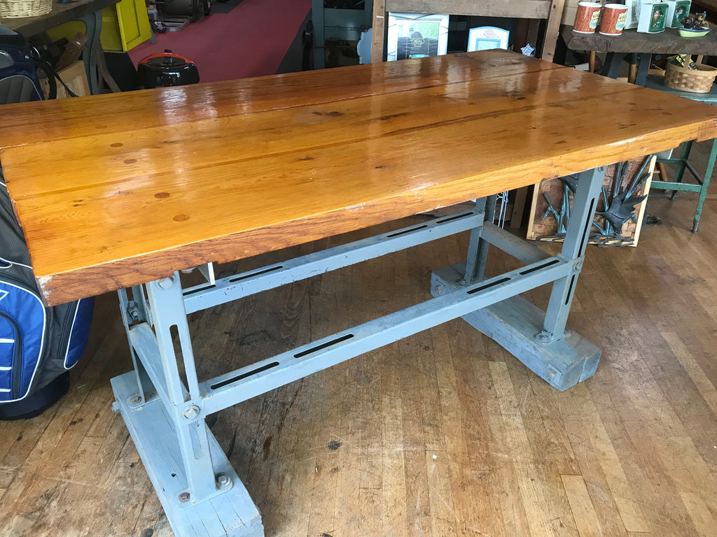 Vintage Industrial Workbench – Get A Grip & More