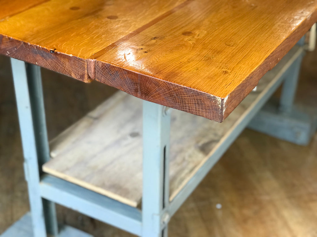 Vintage Industrial Workbench – Get A Grip & More